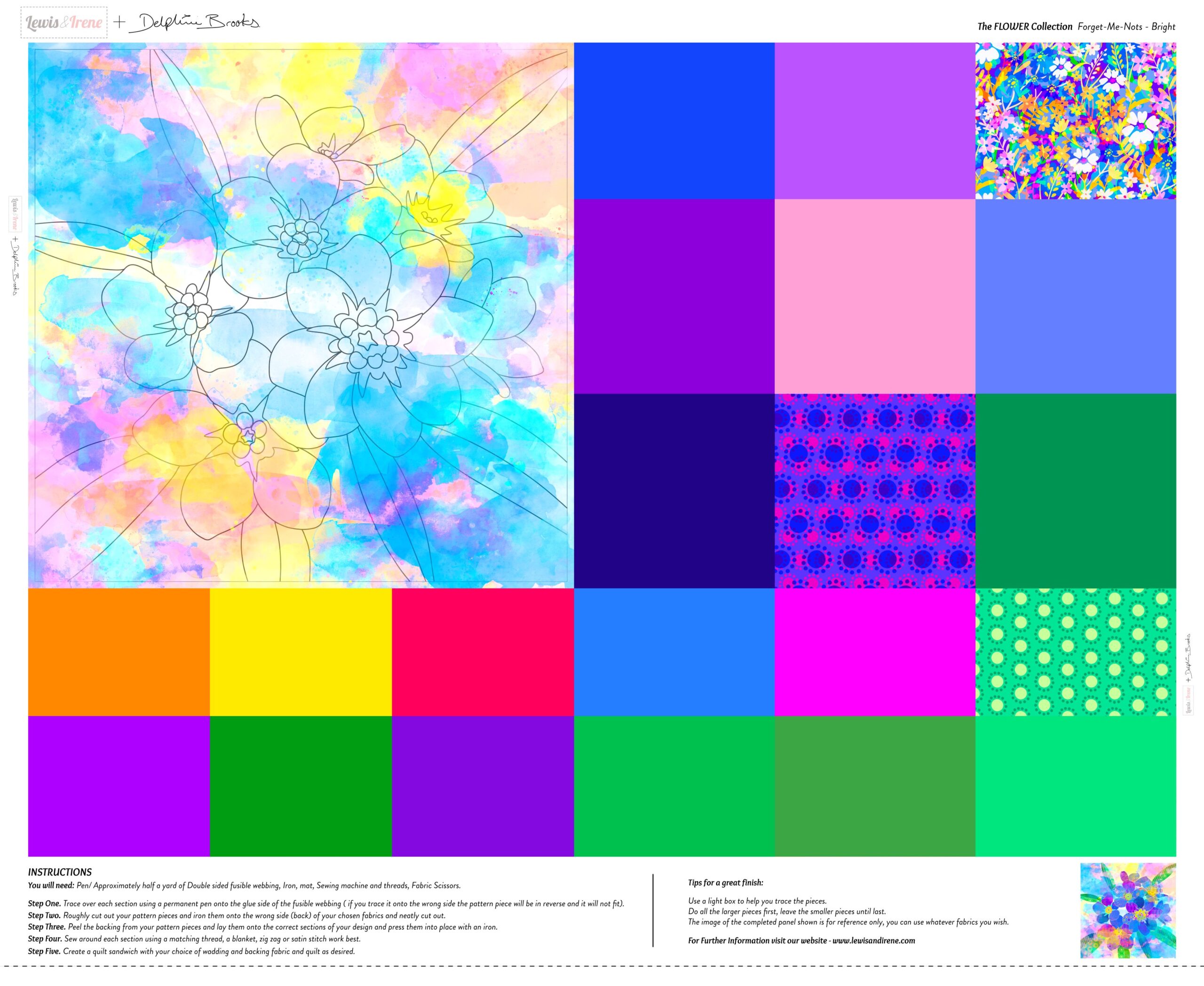 Delphine Brooks Flower Collection Archives - Lewis & Irene